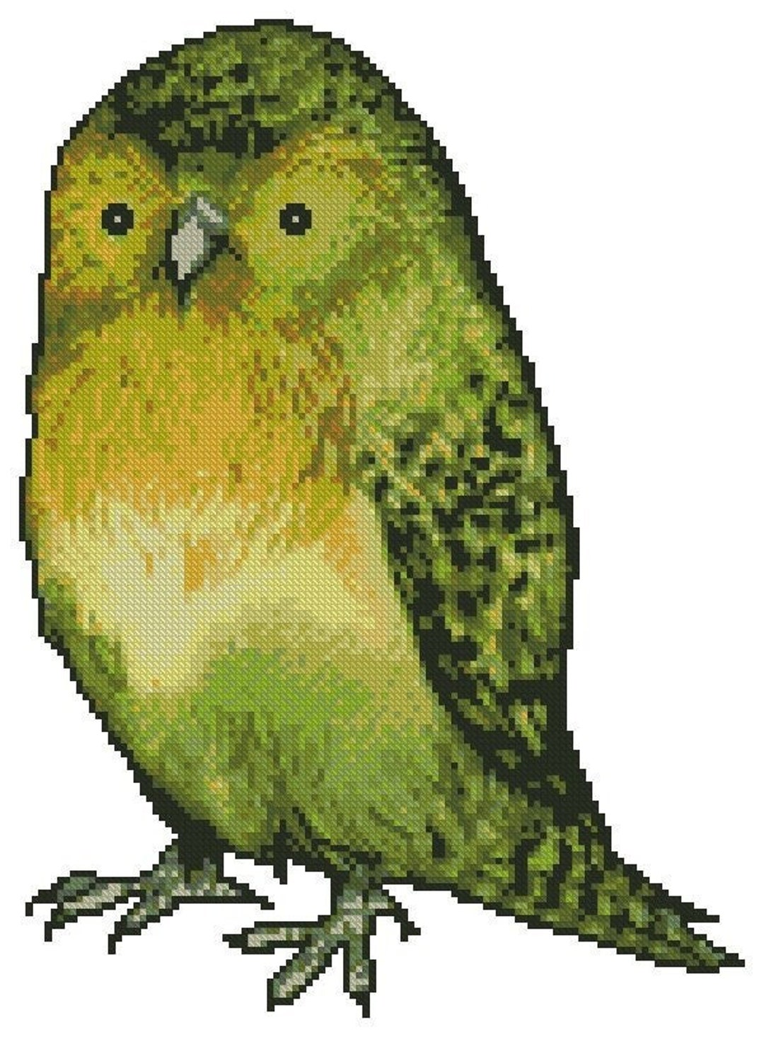 Kakapo - Cross Stitch Chart/pattern/design/xstitch Instant Download ...