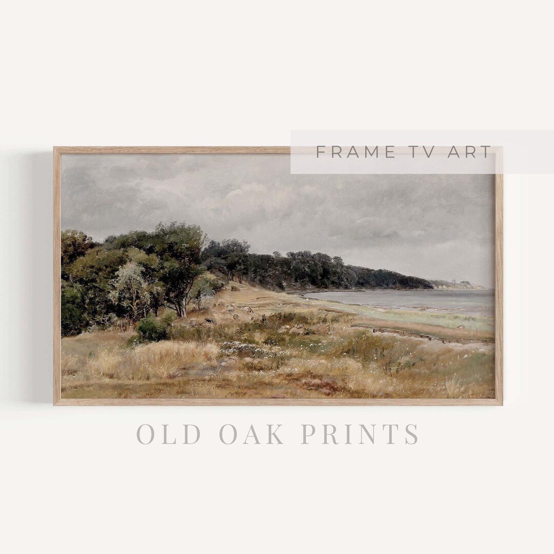 Samsung Frame TV Art | Country Landscape Painting | TV Artwork ...