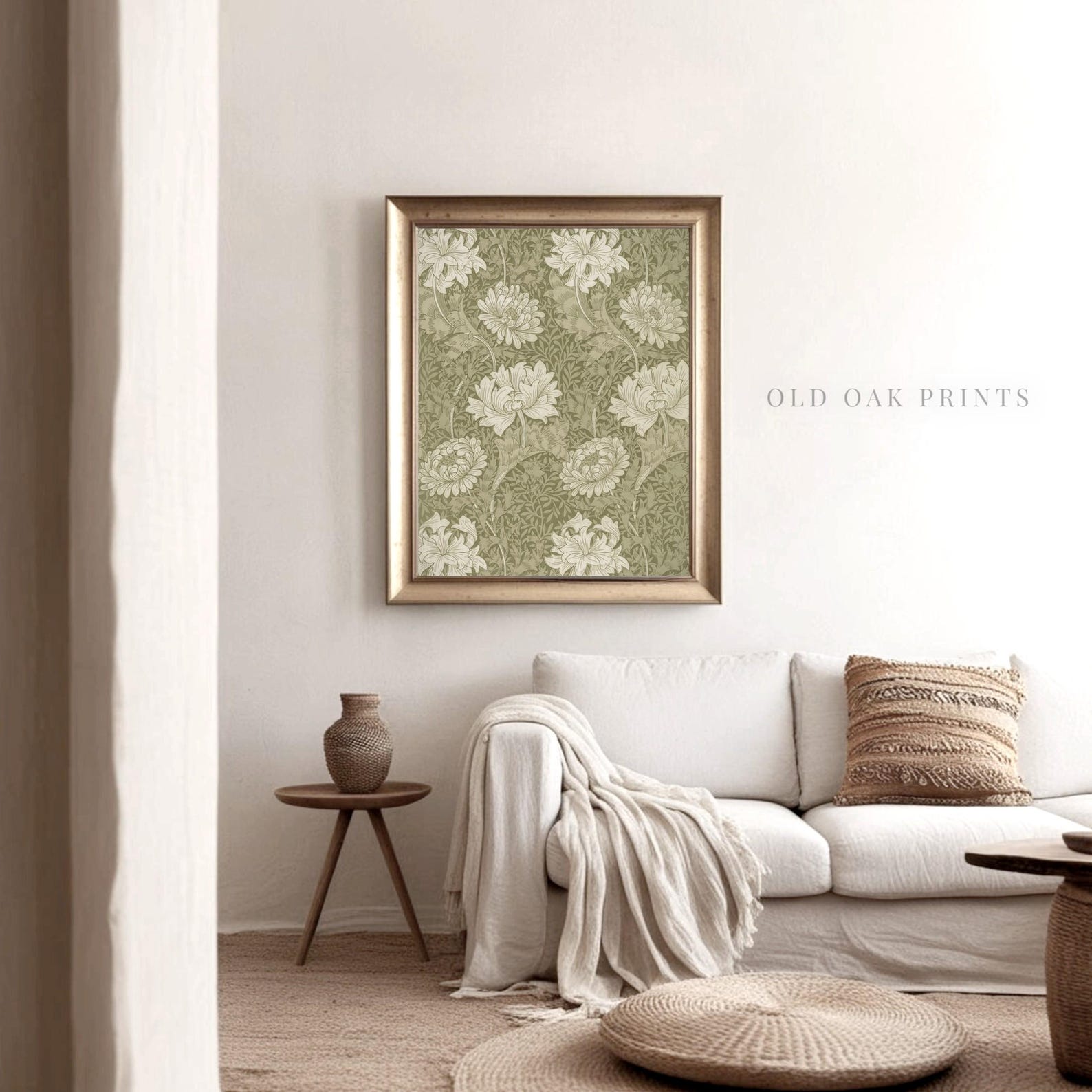 Neutral Tapestry Wall Art | Vintage Textile PRINTABLE | Eclectic Art ...