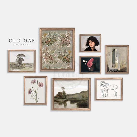Vintage Gallery Wall Art SET Antique Prints European Decor - Etsy