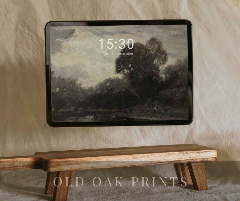 Vintage Ipad Wallpaper Dark Landscape Aesthetic Ipad - Etsy