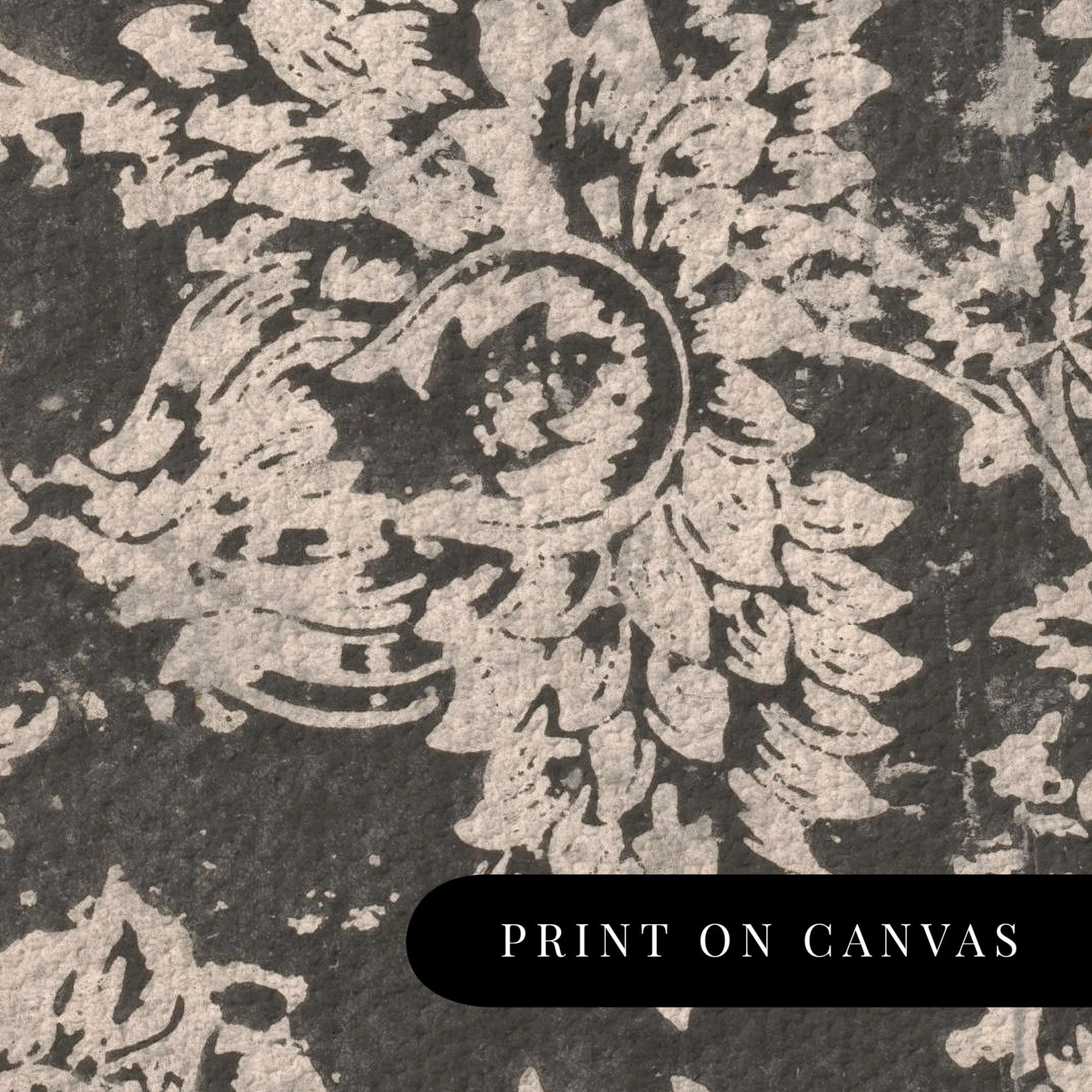 Neutral Abstract Floral Pattern Downloadable Print, Botanical Wall Art ...