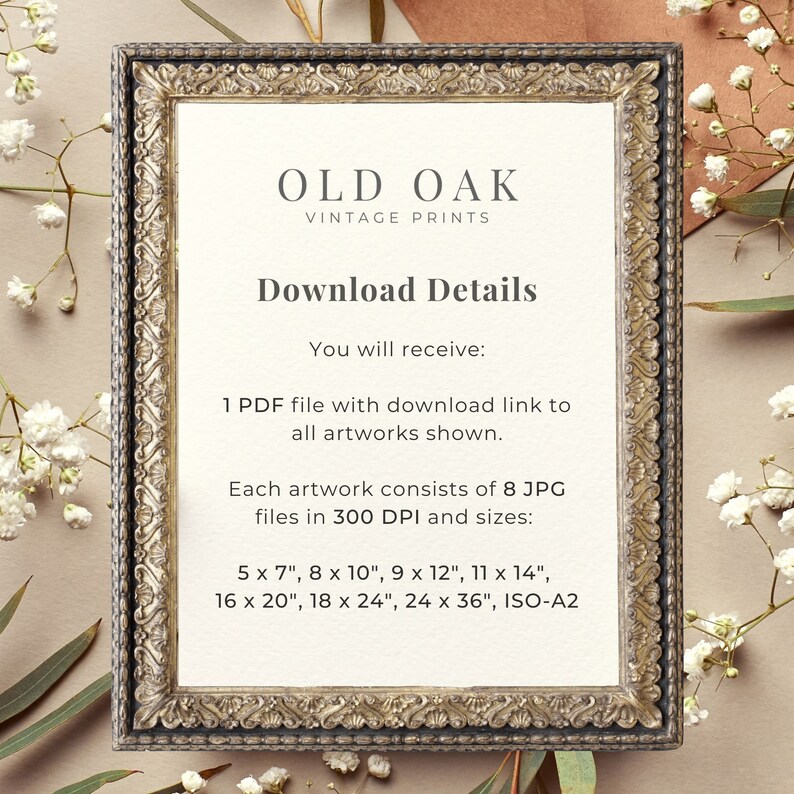 Vintage Christmas Gallery Wall Art Set: Rustic Winter Prints (digital ...