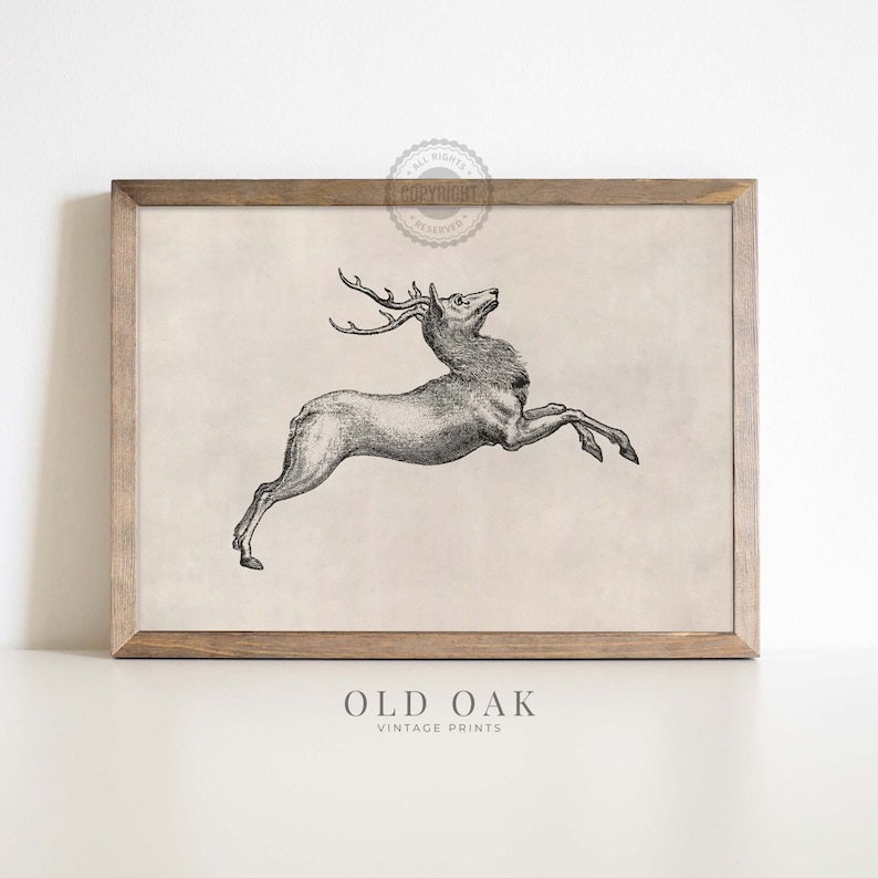 Vintage Christmas Gallery Wall Art Set: Rustic Winter Prints (digital ...
