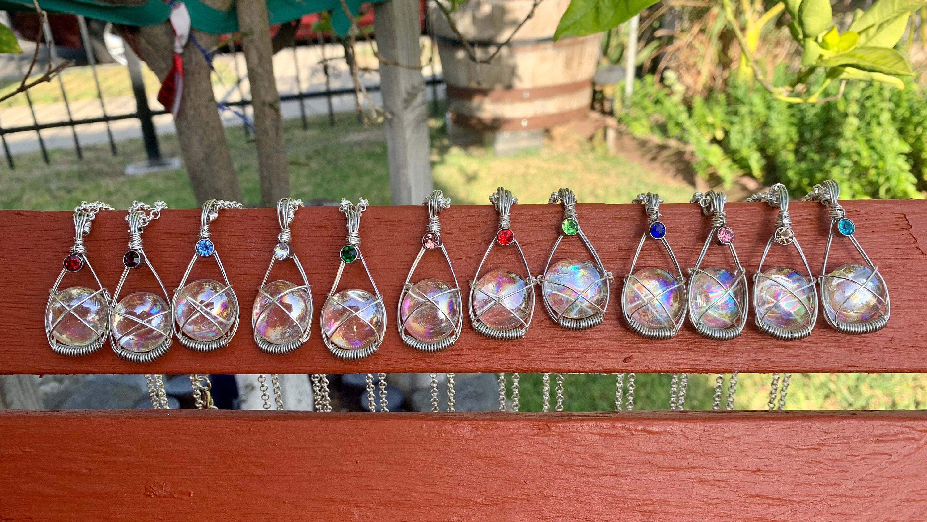 H2O Just Add Water Inspired Wire Wrapped Crystal “locket” - Etsy