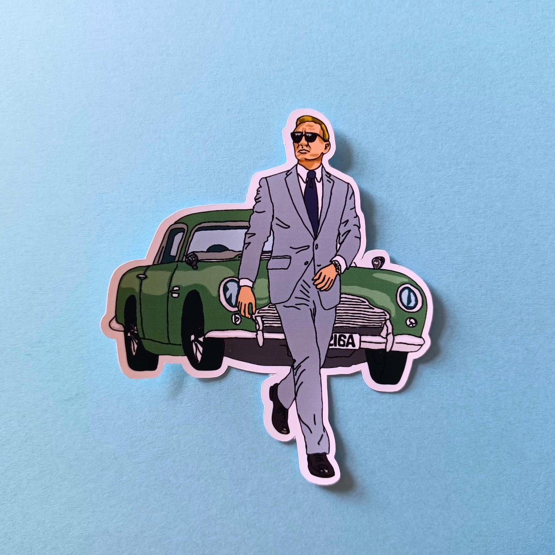 Daniel Craig 007 - James Bond and 007 Villains Stickers - Etsy