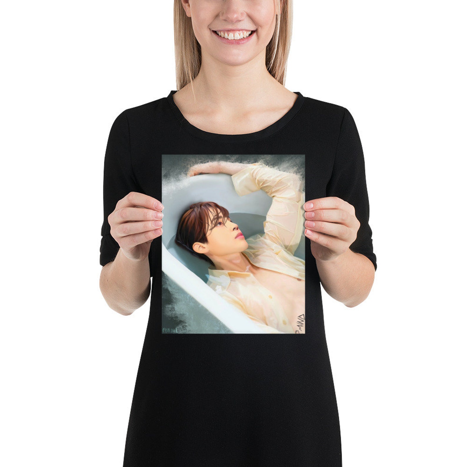BTS Jimin Shirtless Hot Jimin Art Print | Etsy