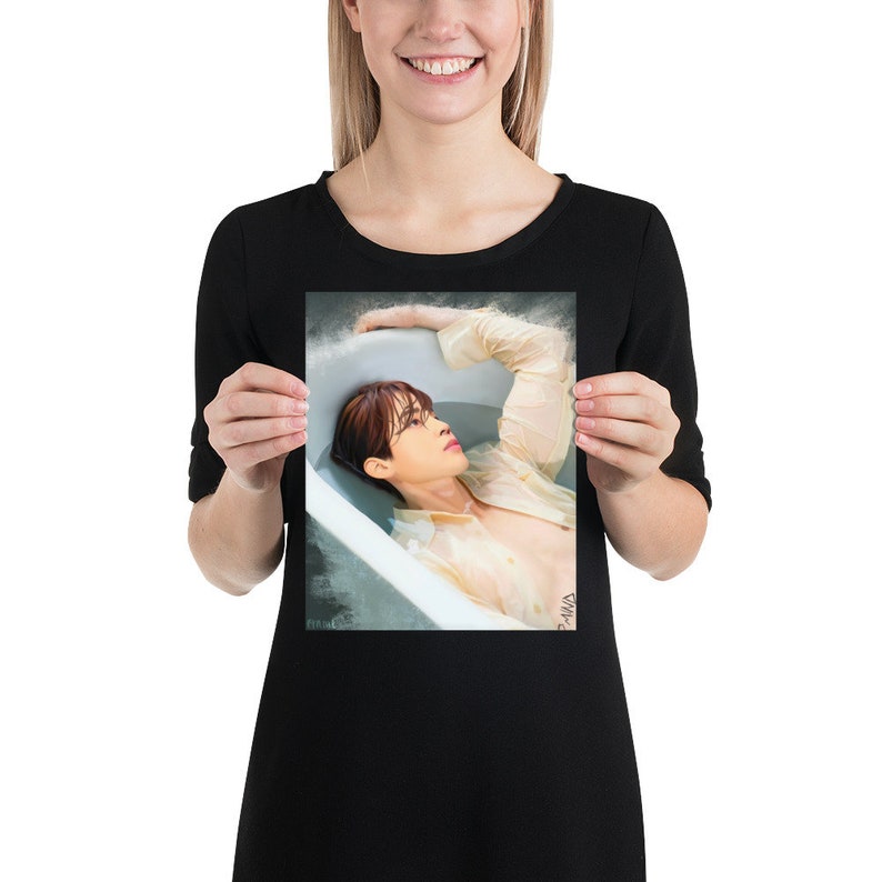 BTS Jimin Sin camisa Hot Jimin Art Print - Etsy México