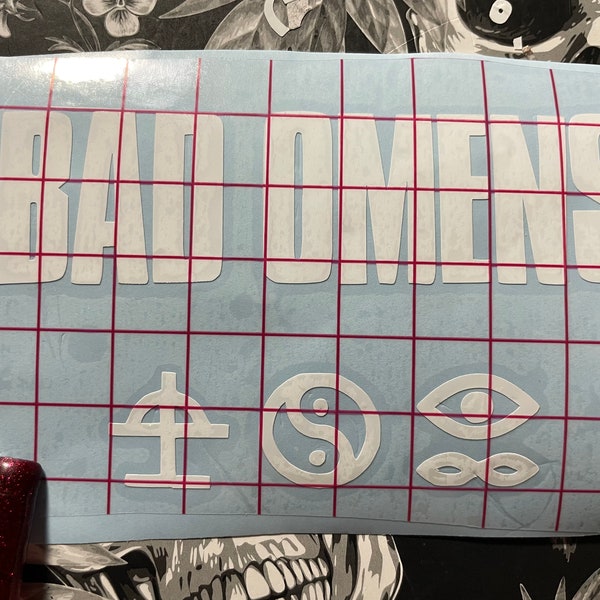 Car Stickers Bad Omens - Etsy