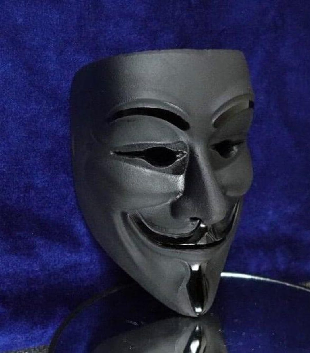 Anonymous Obsidian Mask Hand Carved Encouraging Personal Growth - Etsy