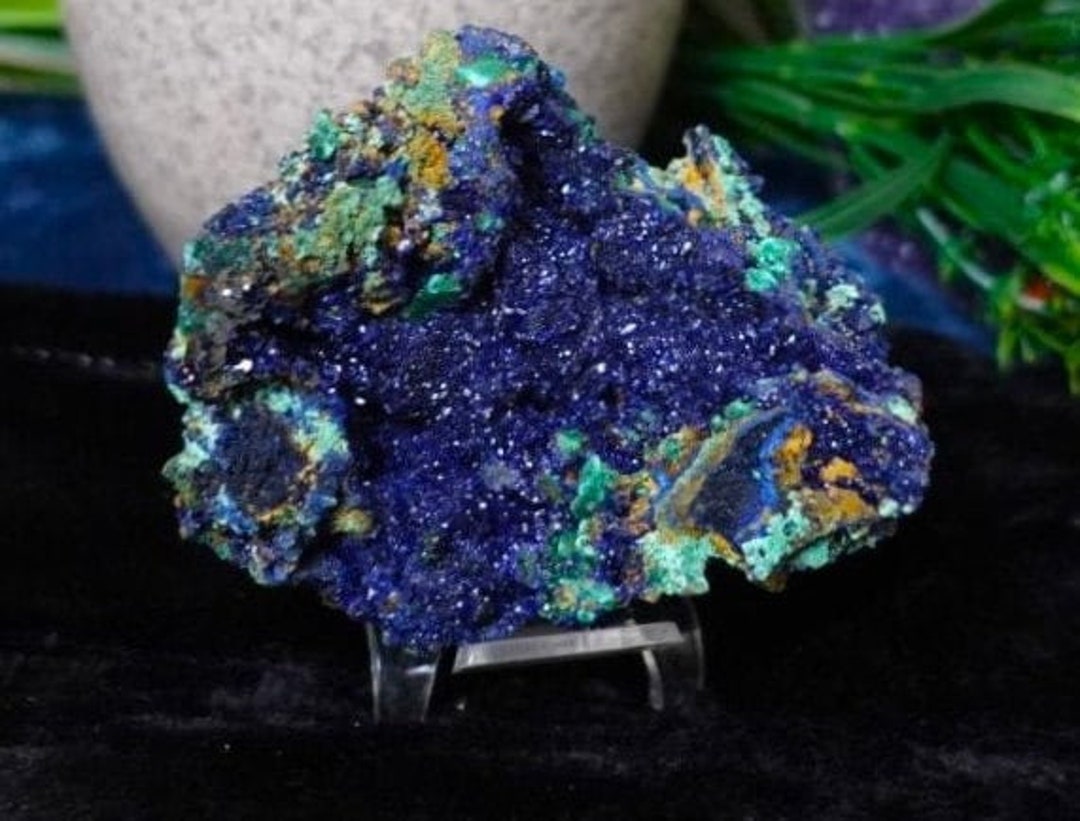 Azurite Malachite Geode Azurite Malachite Stone of Heaven - Etsy
