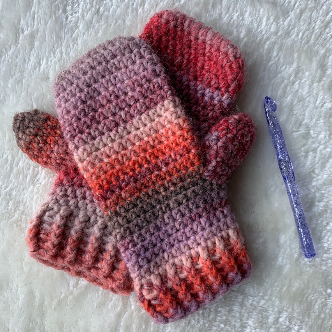 CROCHET PATTERN - Crochet Mittens Pattern, Easy Crochet Mittens ...