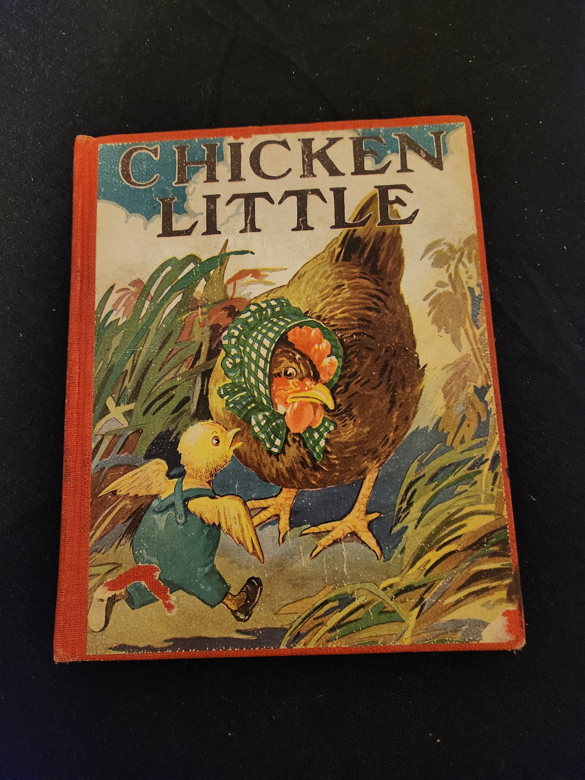 Vintage Chicken Little Childrens Book With Colored Illustrations ...