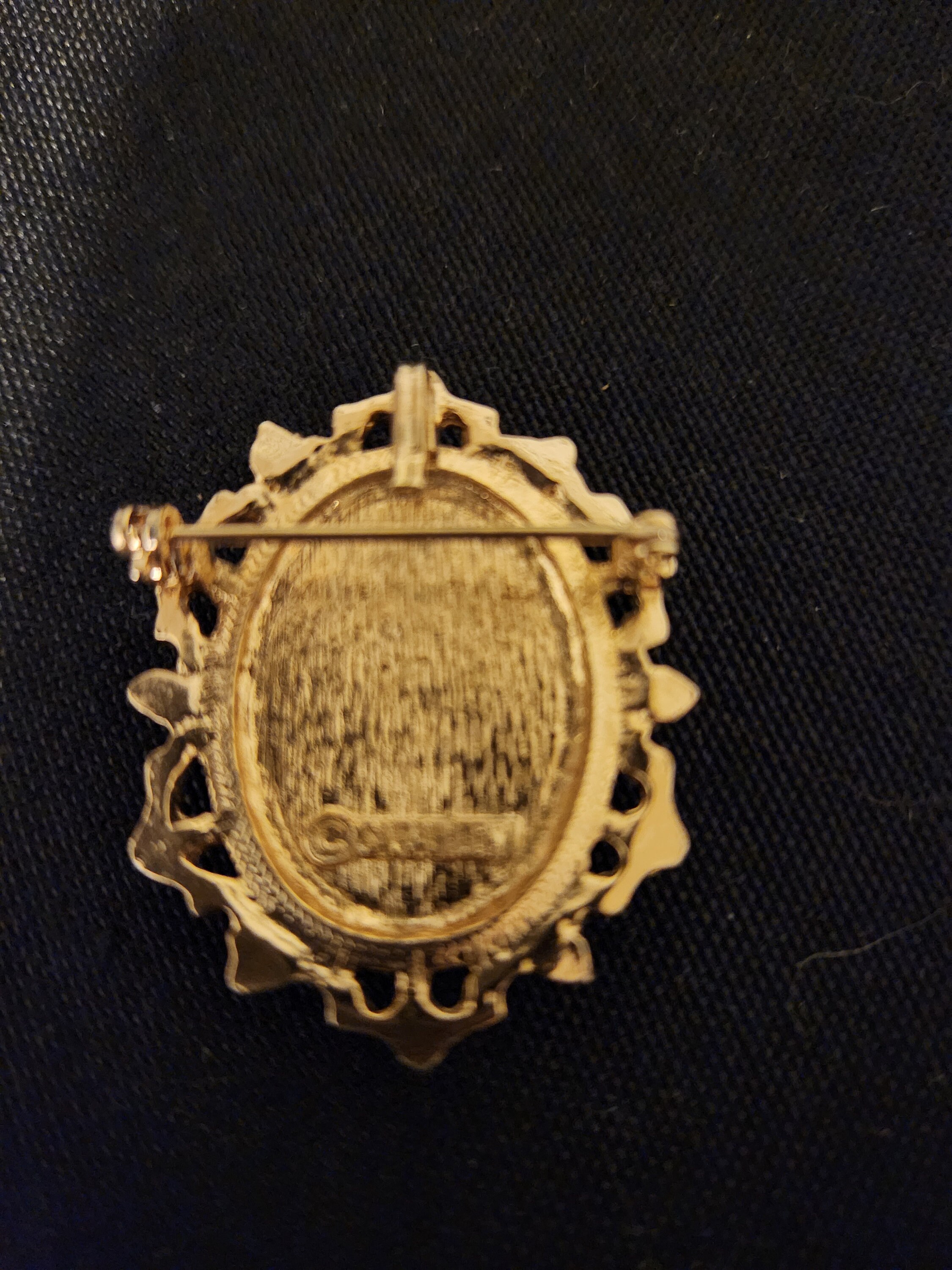 Vintage Sarah Coventry Mona Lisa Pendant Brooch, Convertible Pin With ...