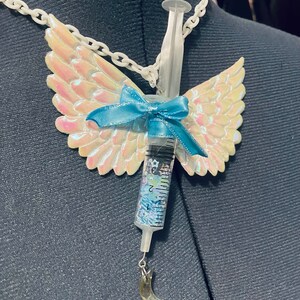 Tenshi Kaiwai Kawaii Cyber Core Yamikawaii Blue Angel Wing Syringe ...