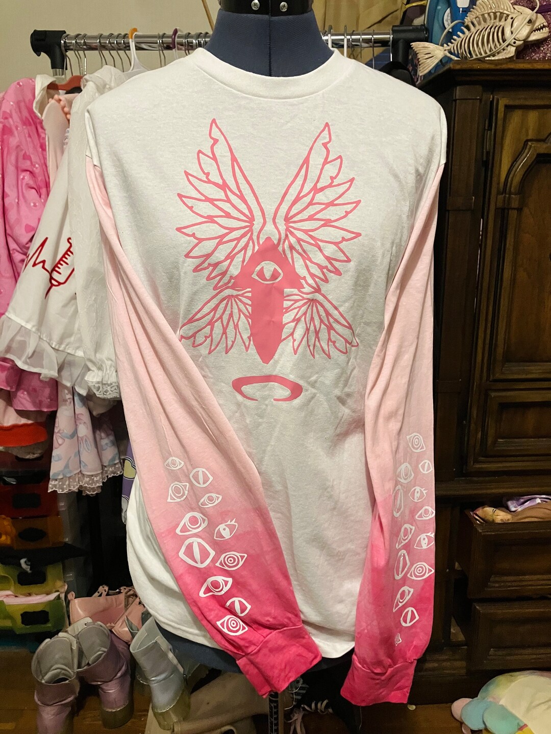 Biblically Accurate Mercy Overwatch Inspired Pink Angel Sweatshirt - Etsy