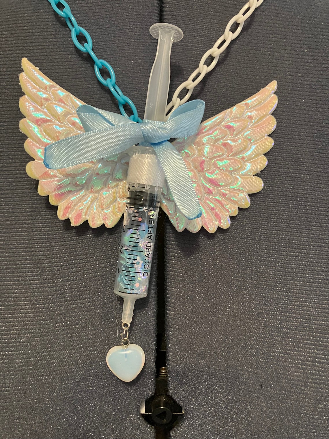 Tenshi Kaiwai Kawaii Cyber Core Yamikawaii Two Tone Medium Chain Blue ...