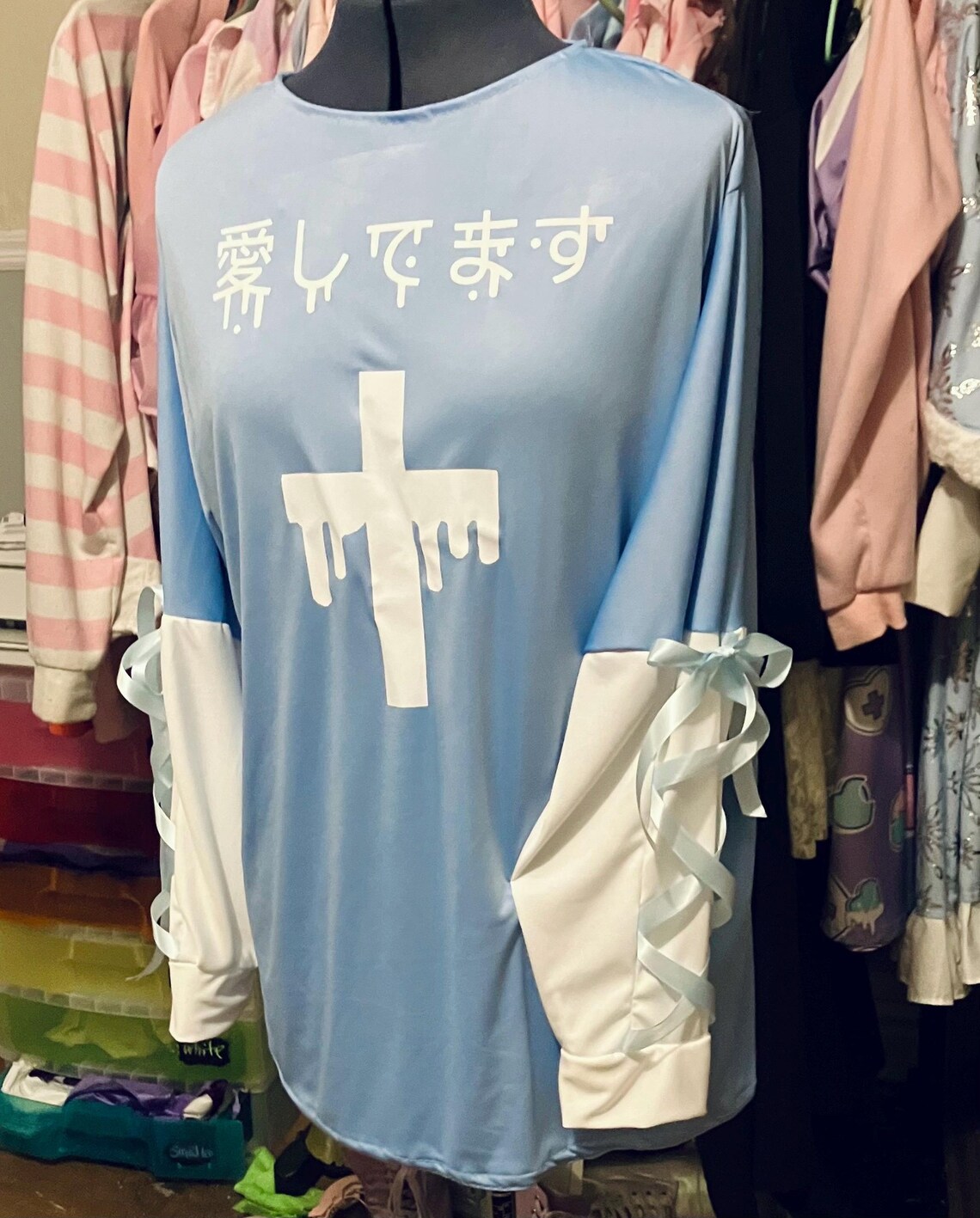 Tenshi Kaiwai Kawaii Two-tone Biblically Accurate Angel Core Lace up ...