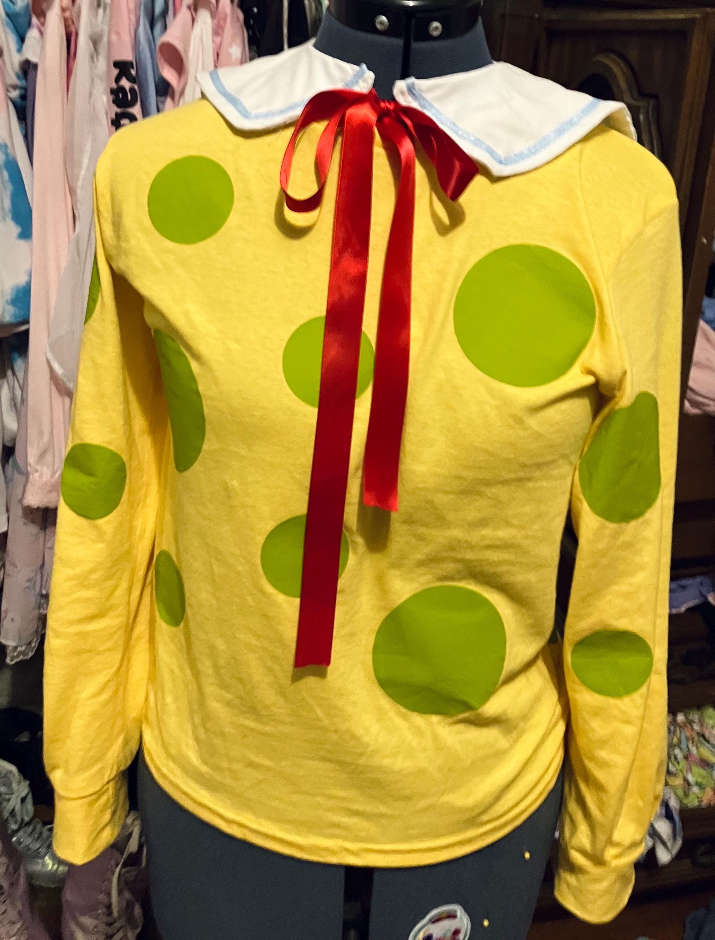 Spongebob Squarepants Cute Sailor Collar Sweatshirt - Etsy