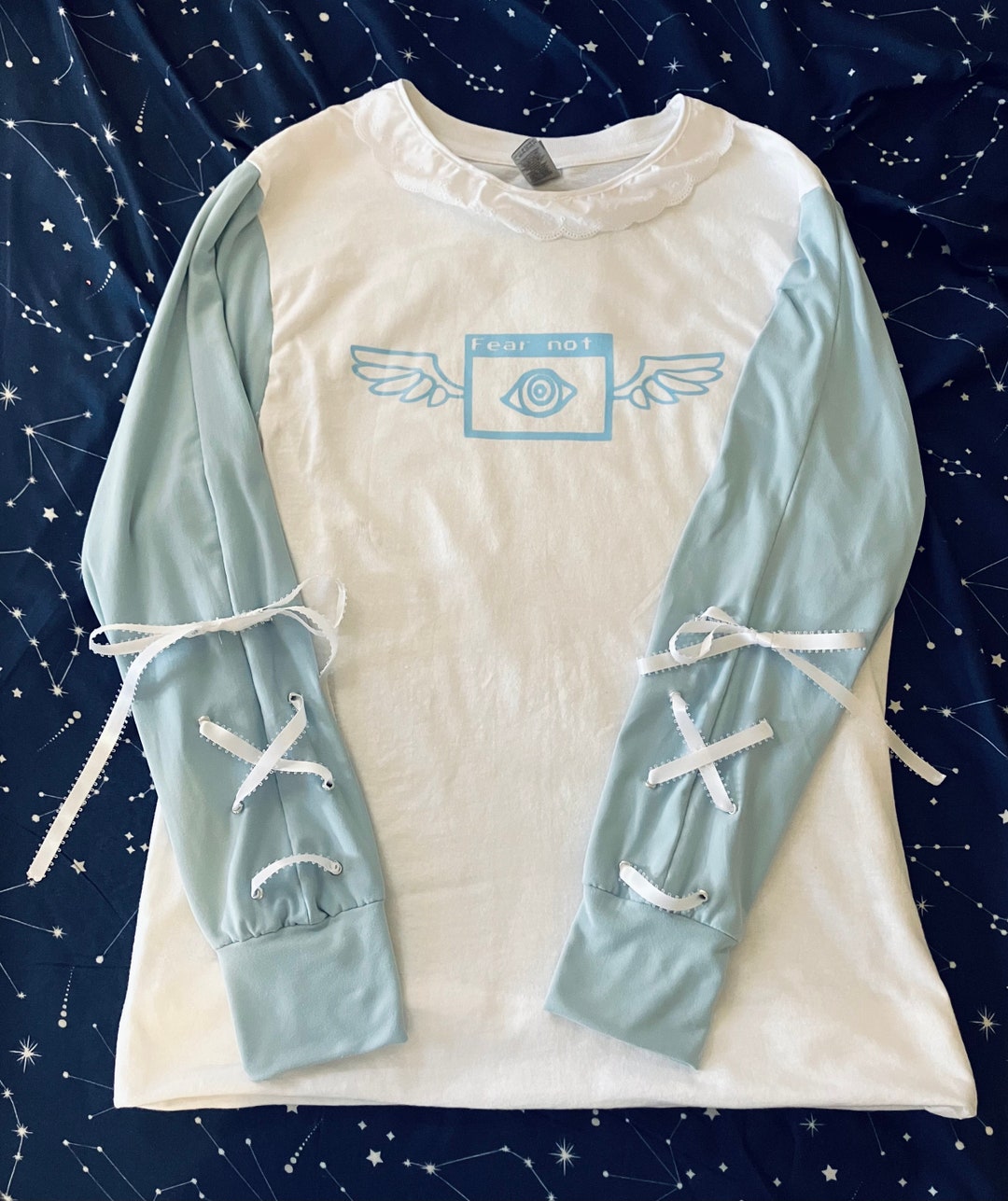 Tenshi Kaiwai Kawaii Biblically Accurate Angel Lace up Sleeves ...