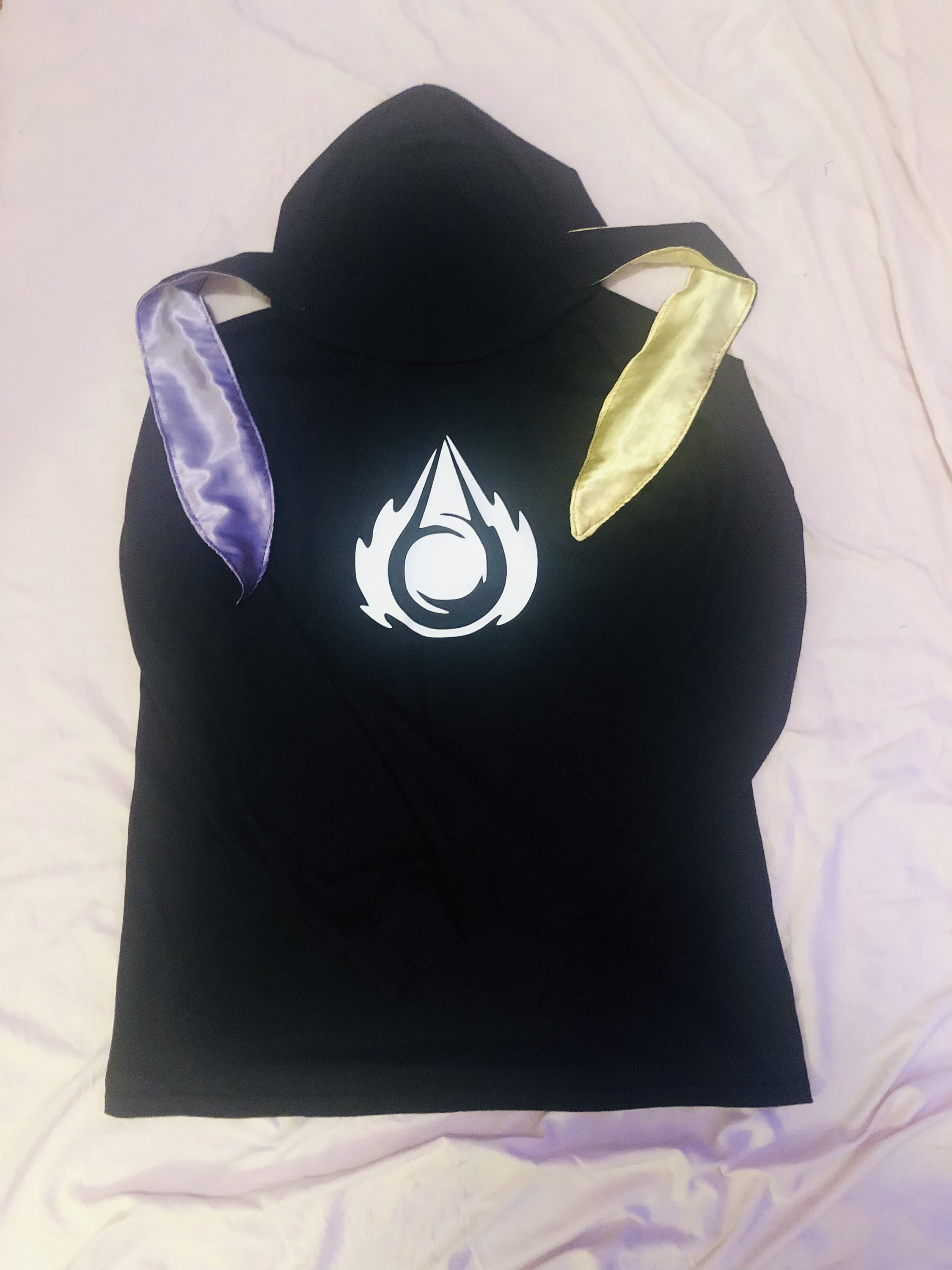 Moira Overwatch 2 Inspired Two Tone Yellow and Purple Cute Bunny Ear ...