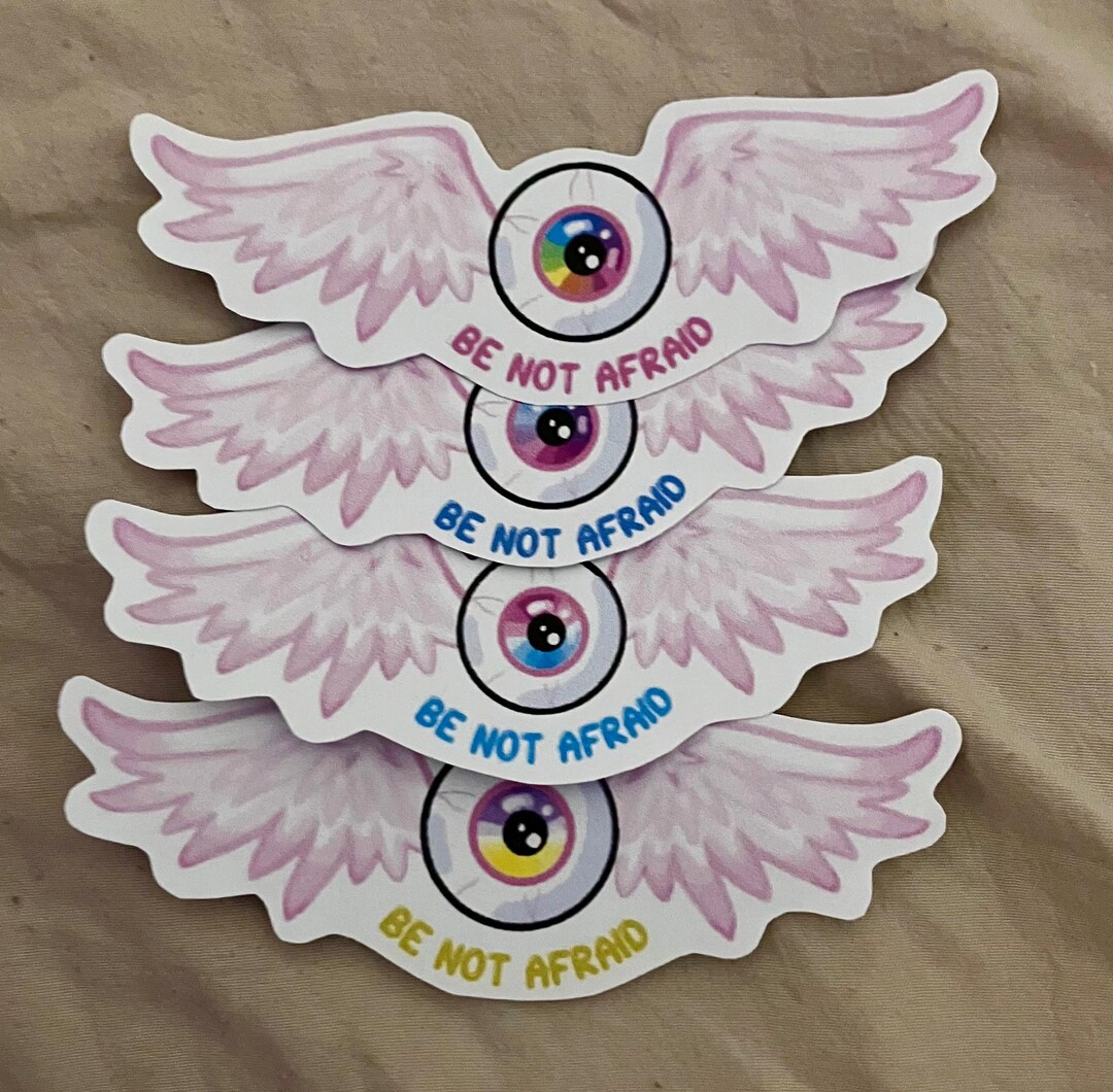 LGBTQA+ Biblically Accurate Angel Pride Flag Eyeball Be Not Afraid ...