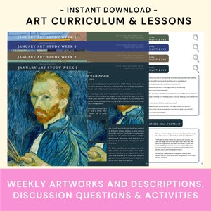 Jan Art Study | Homeschool Art Curriculum & Printable Lessons for ...