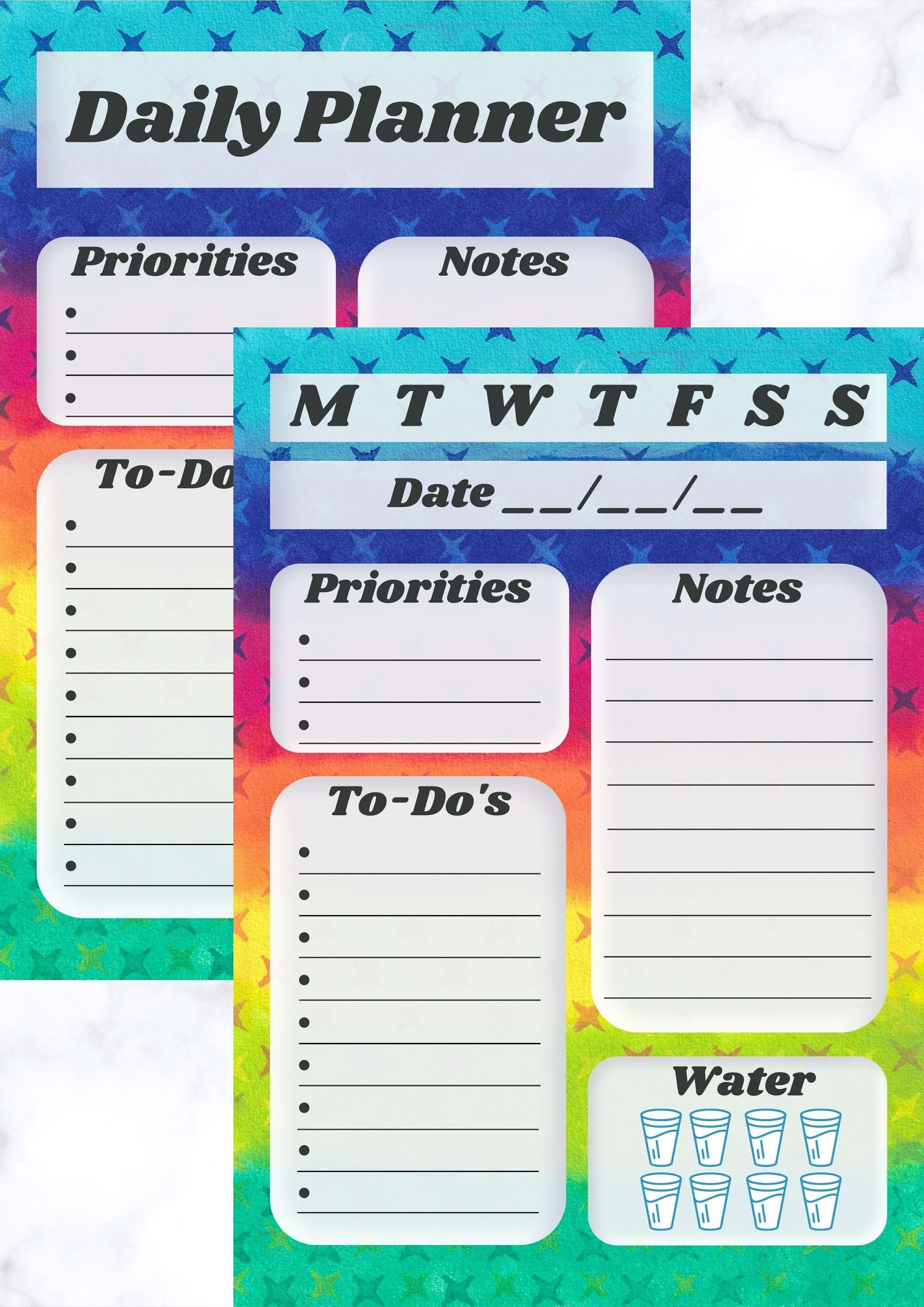 Daily Planner Printable / Weekly Schedule / Organiser / to Do List ...
