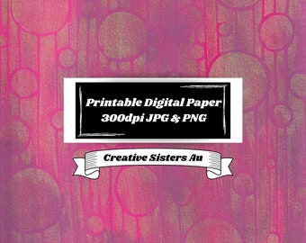 Mandala / Digital Download / Handmade Paper / Art Journal / Mixed Media ...