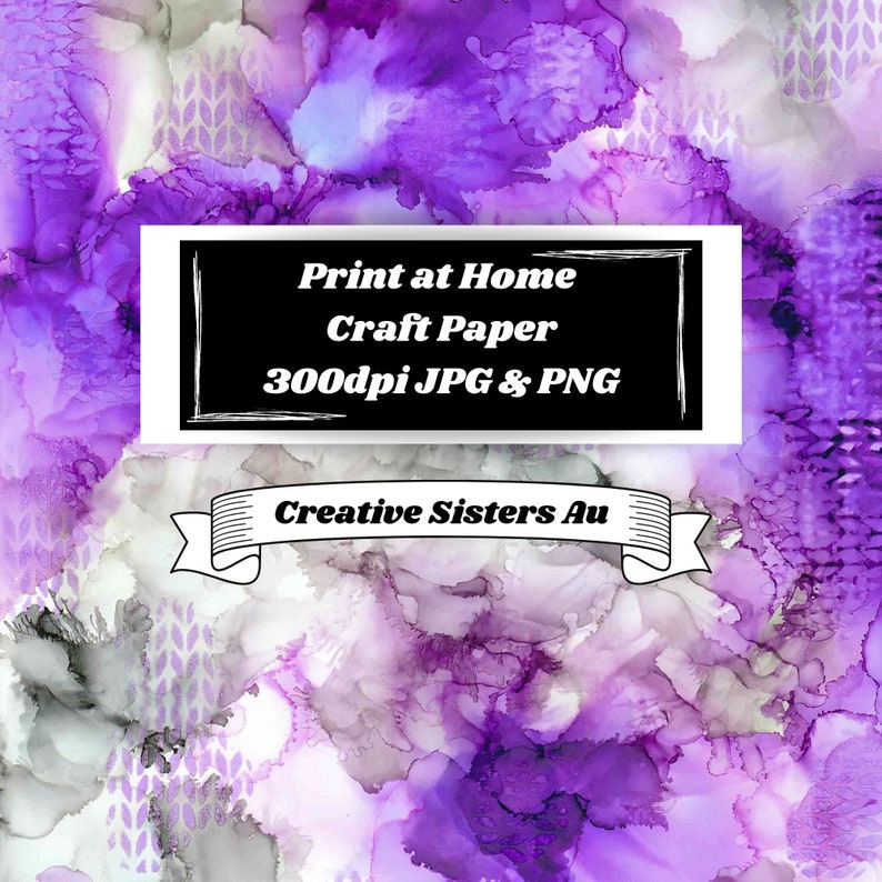 Printable Paper / Handmade / 8.5 X 11 Inch and A4 Size / Art Journal ...