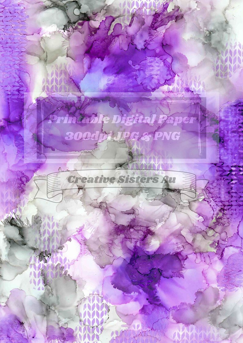 Printable Paper / Handmade / 8.5 X 11 Inch and A4 Size / Art Journal ...