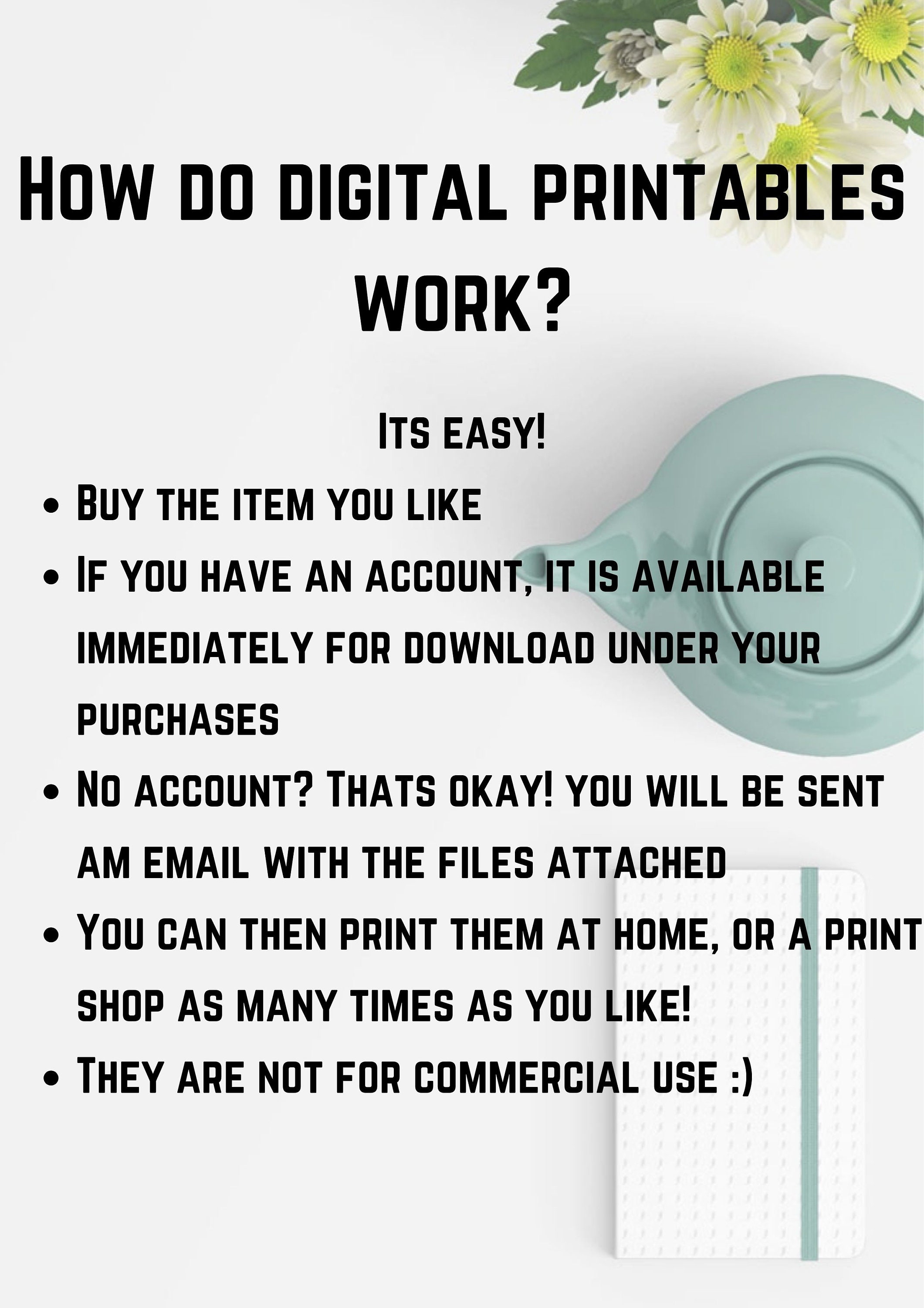 Letter Writing Paper / Digital Download / Lined, Blank and Notes ...