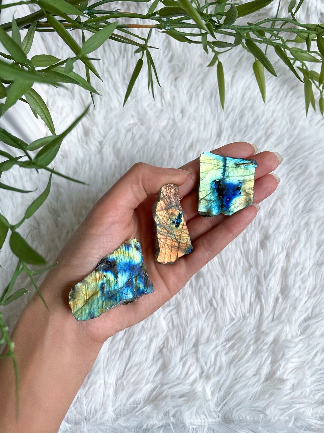 Labradorite Cut Rough Stone Fair Trade & Ethical Gem - Etsy