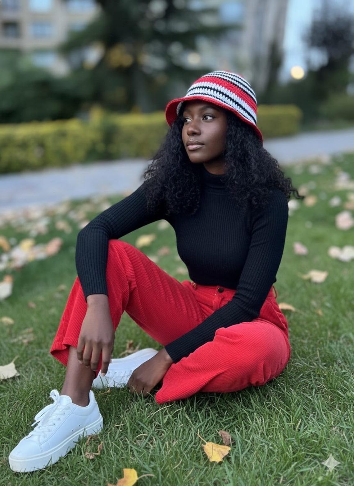 Odumodublvck Hat, Crochet Bucket Hat, Knit Red Hat, Ziggy Beanie ...