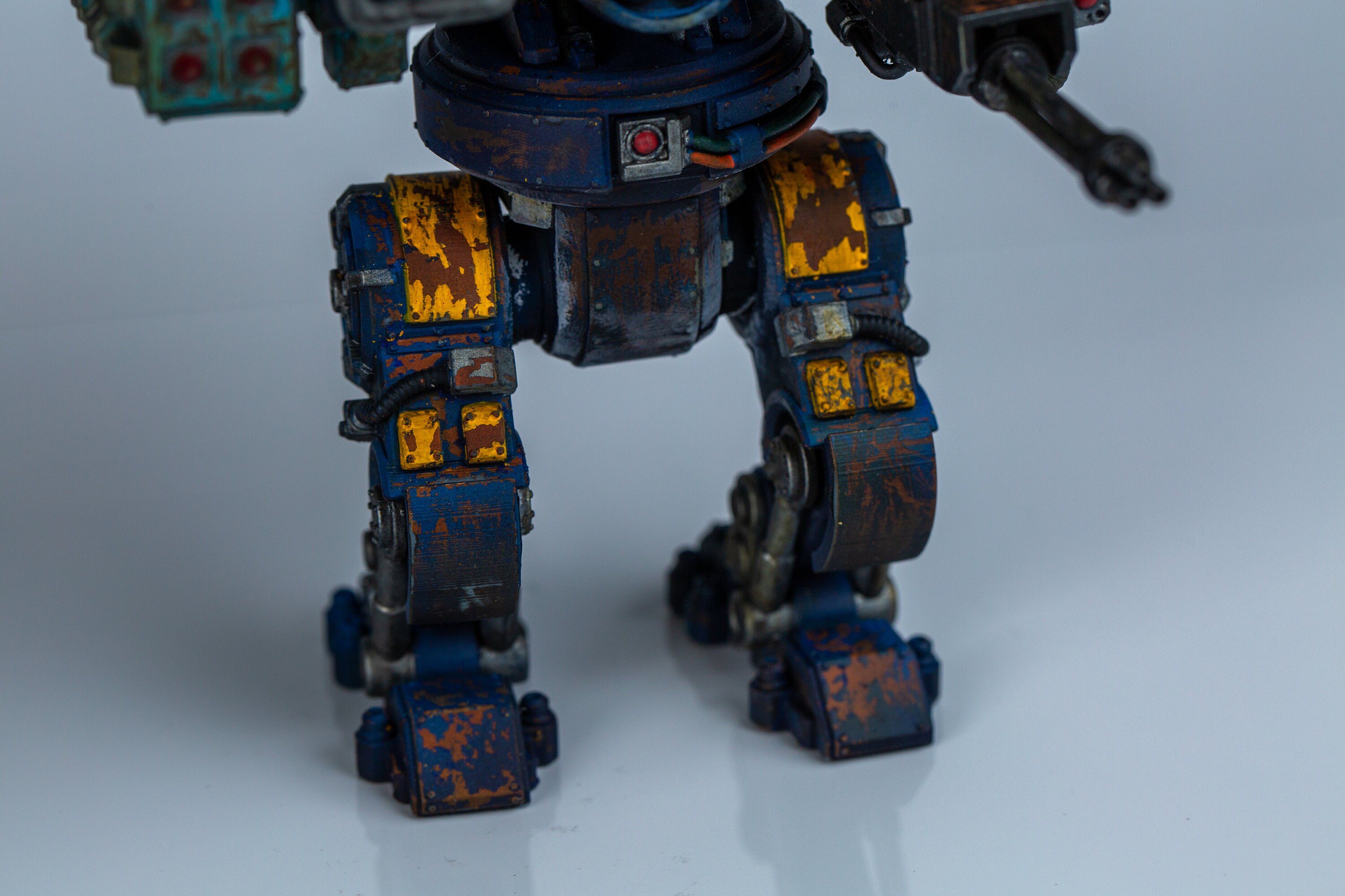 Giant Robot Mech Bot 150mm Tall / Solid Resin / 3D Printed / - Etsy