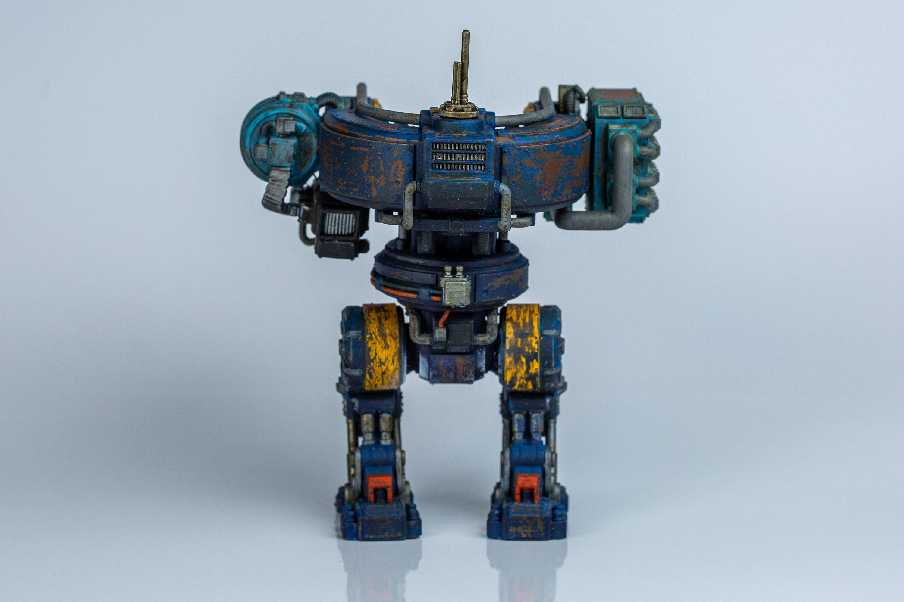 Giant Robot Mech Bot 150mm Tall / Solid Resin / 3D Printed / - Etsy
