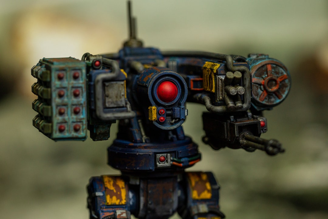 Giant Robot Mech Bot 150mm Tall / Solid Resin / 3D Printed / Hand ...