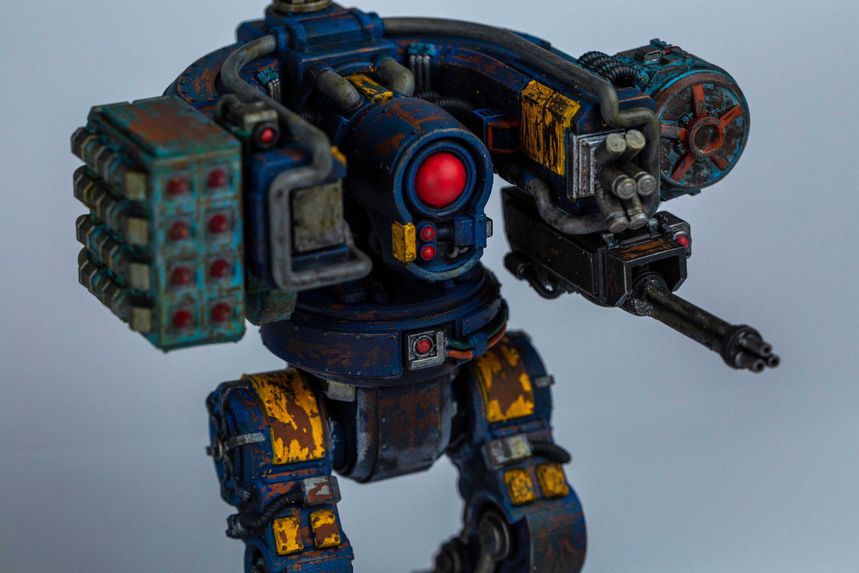 Giant Robot Mech Bot 150mm Tall / Solid Resin / 3D Printed / - Etsy