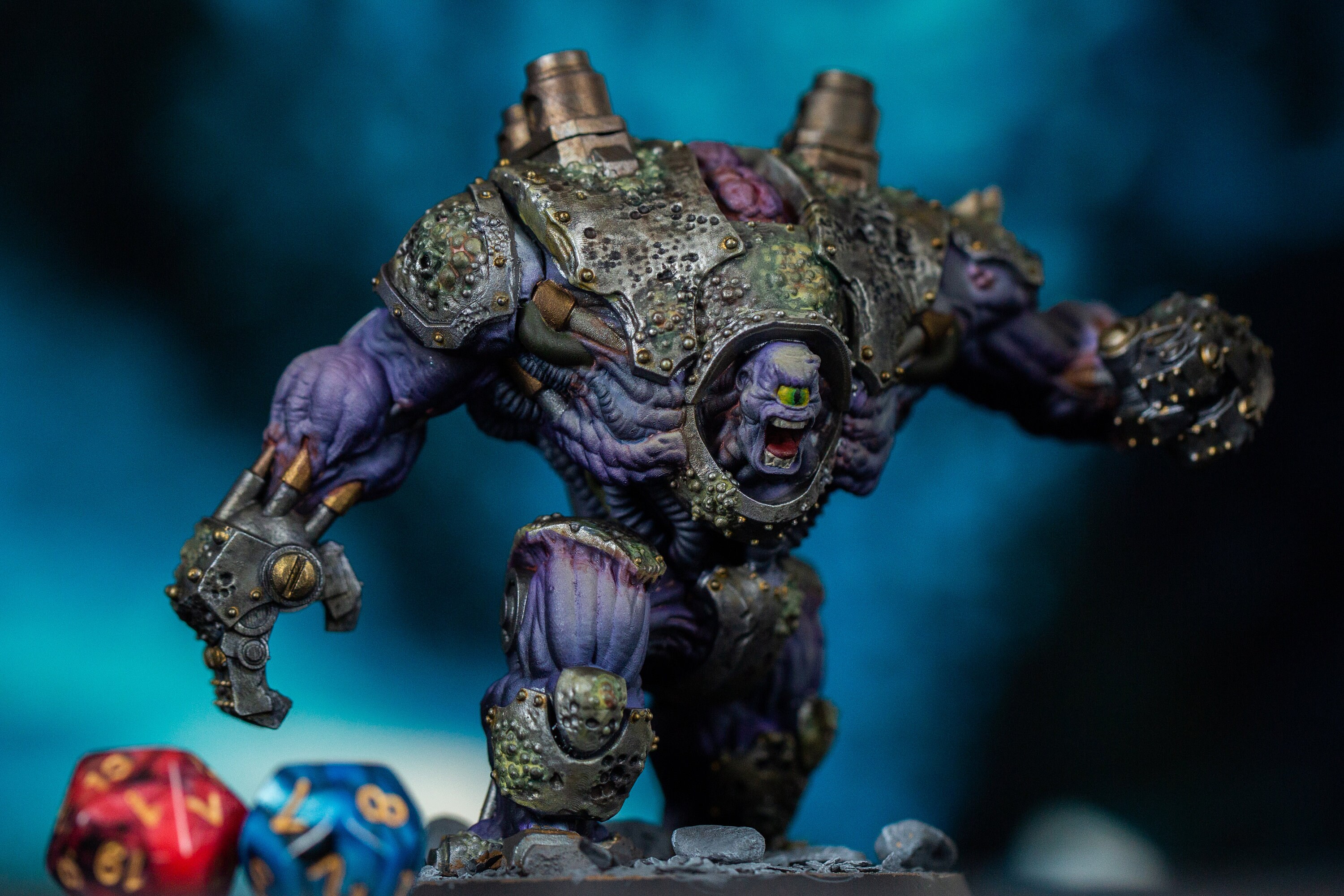 Cyborg Mutant 100mm 3D Printed / Painted Miniature - Etsy