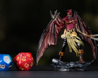 Painted Demon Miniature - Etsy