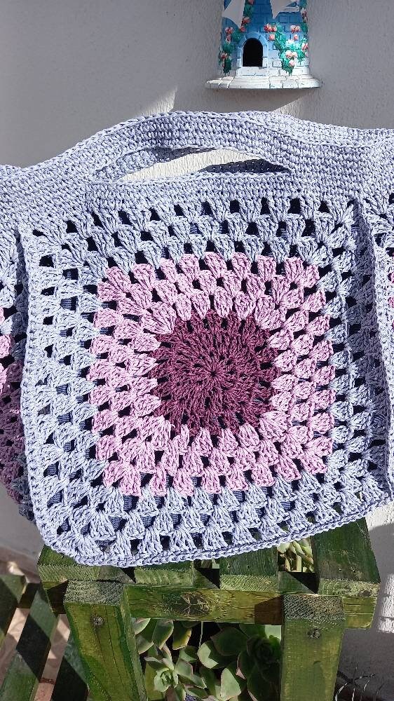 Crochet Bag Summer Bag paper Rope Bag Knitted Bag mother Day Gift ...