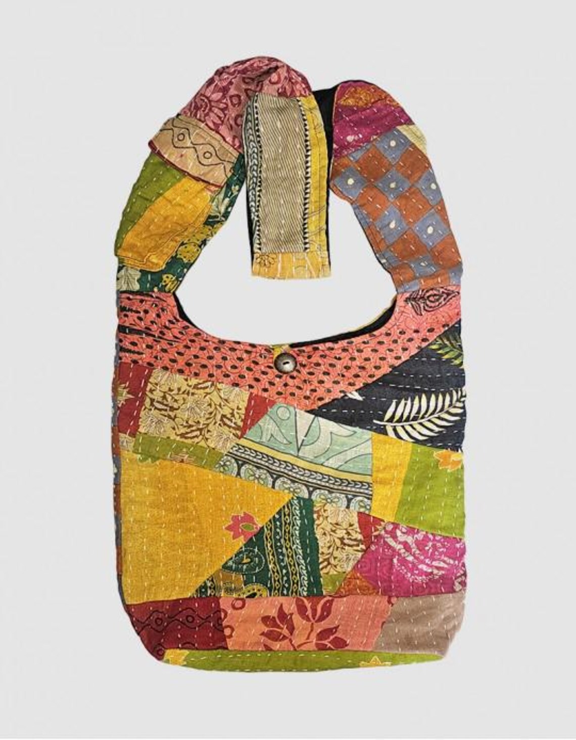 Cotton Patch Work Kantha Hobo Bag - Etsy
