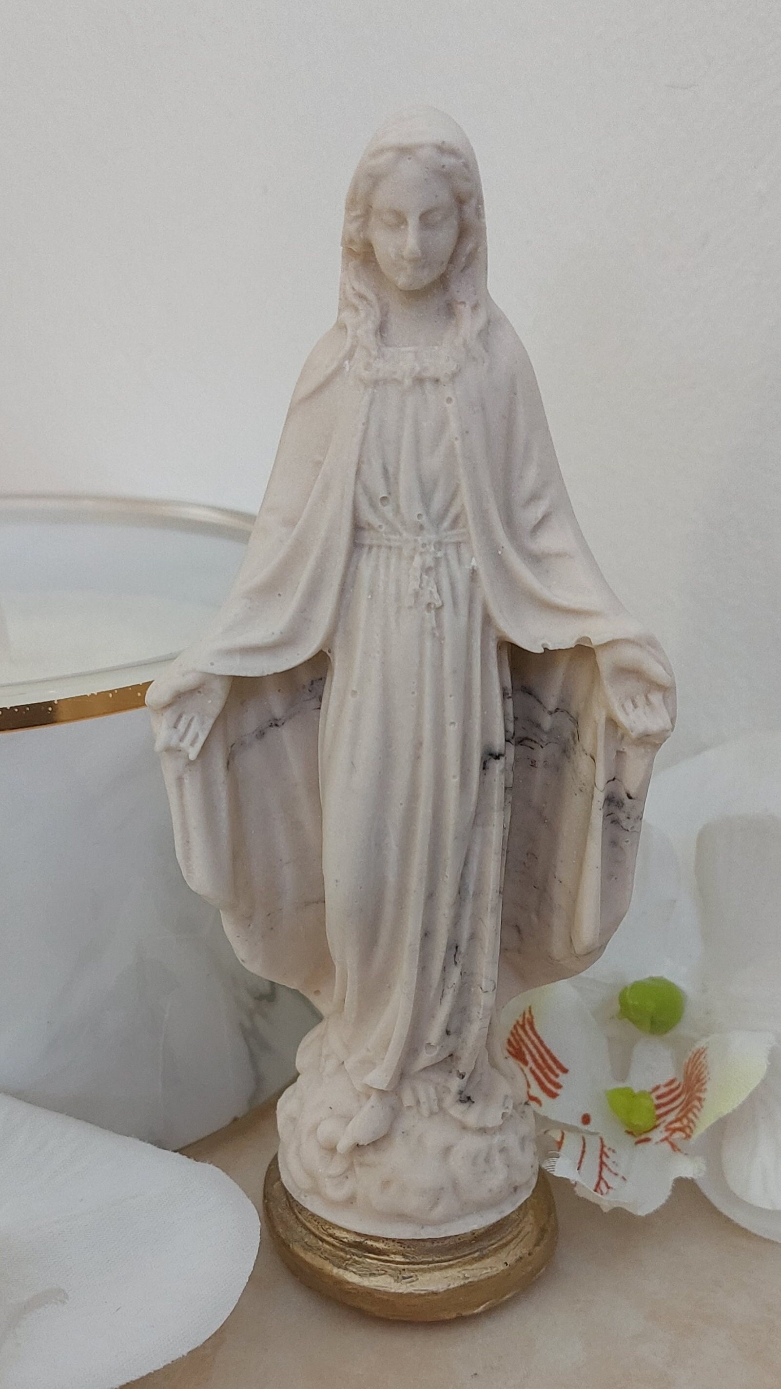 Virgin Mary Statue/ Jesmonite/home Decor/religion/gift/home - Etsy
