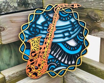Saxophone Wall Art - Etsy