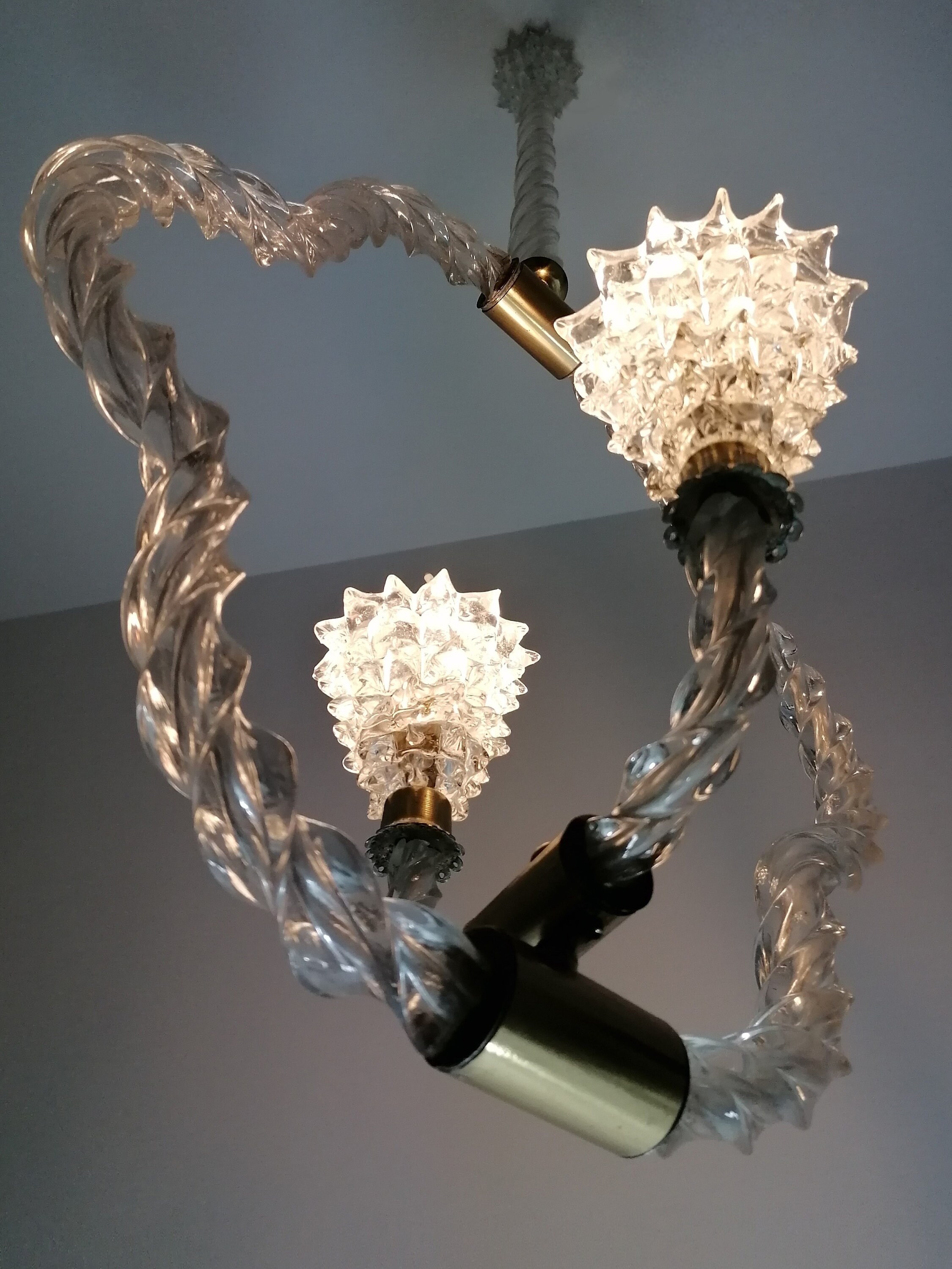 Extraordinary Pair of Burning Torches From the Barovier Furnace in ...