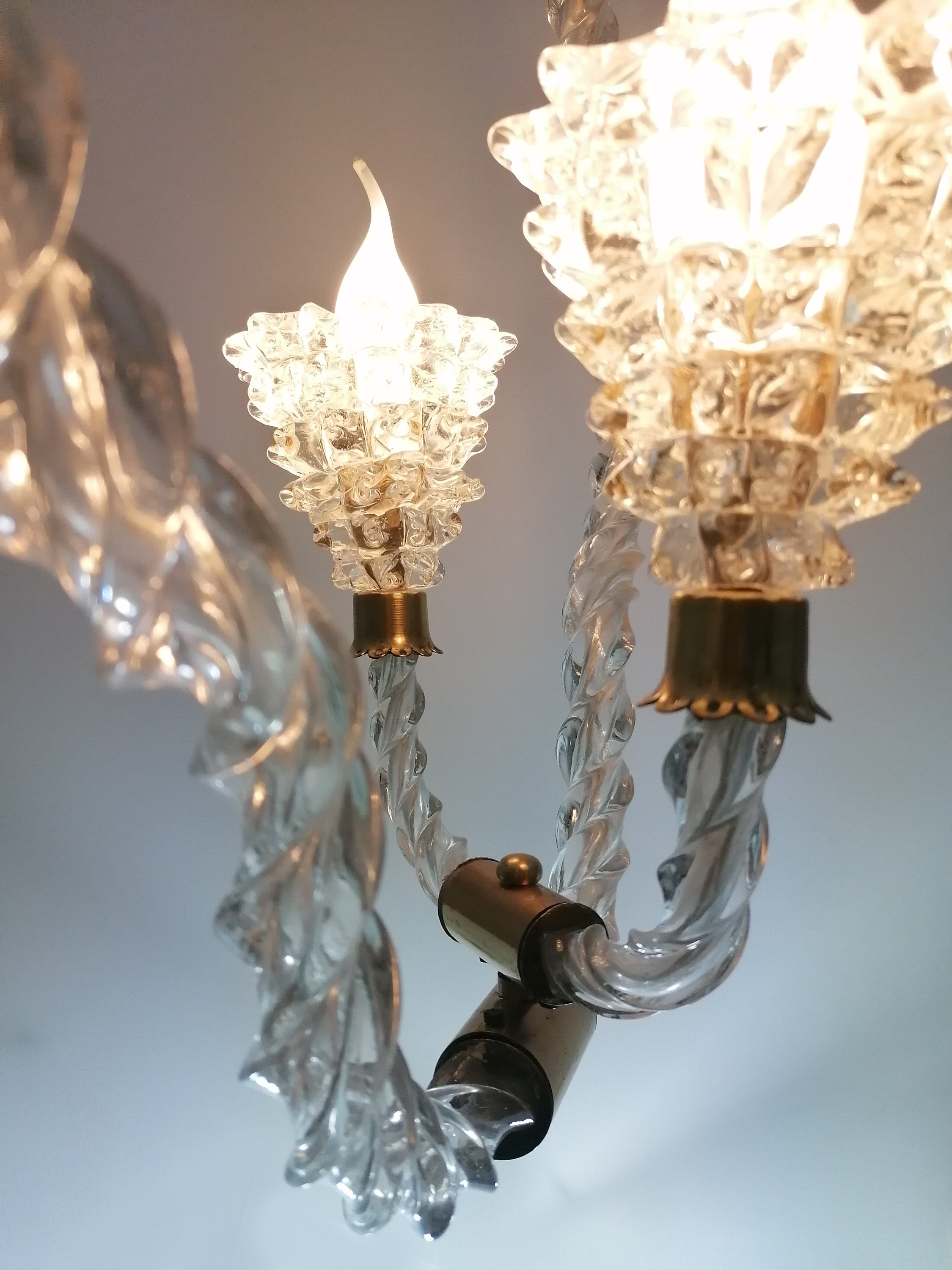 Extraordinary Pair of Burning Torches From the Barovier Furnace in ...