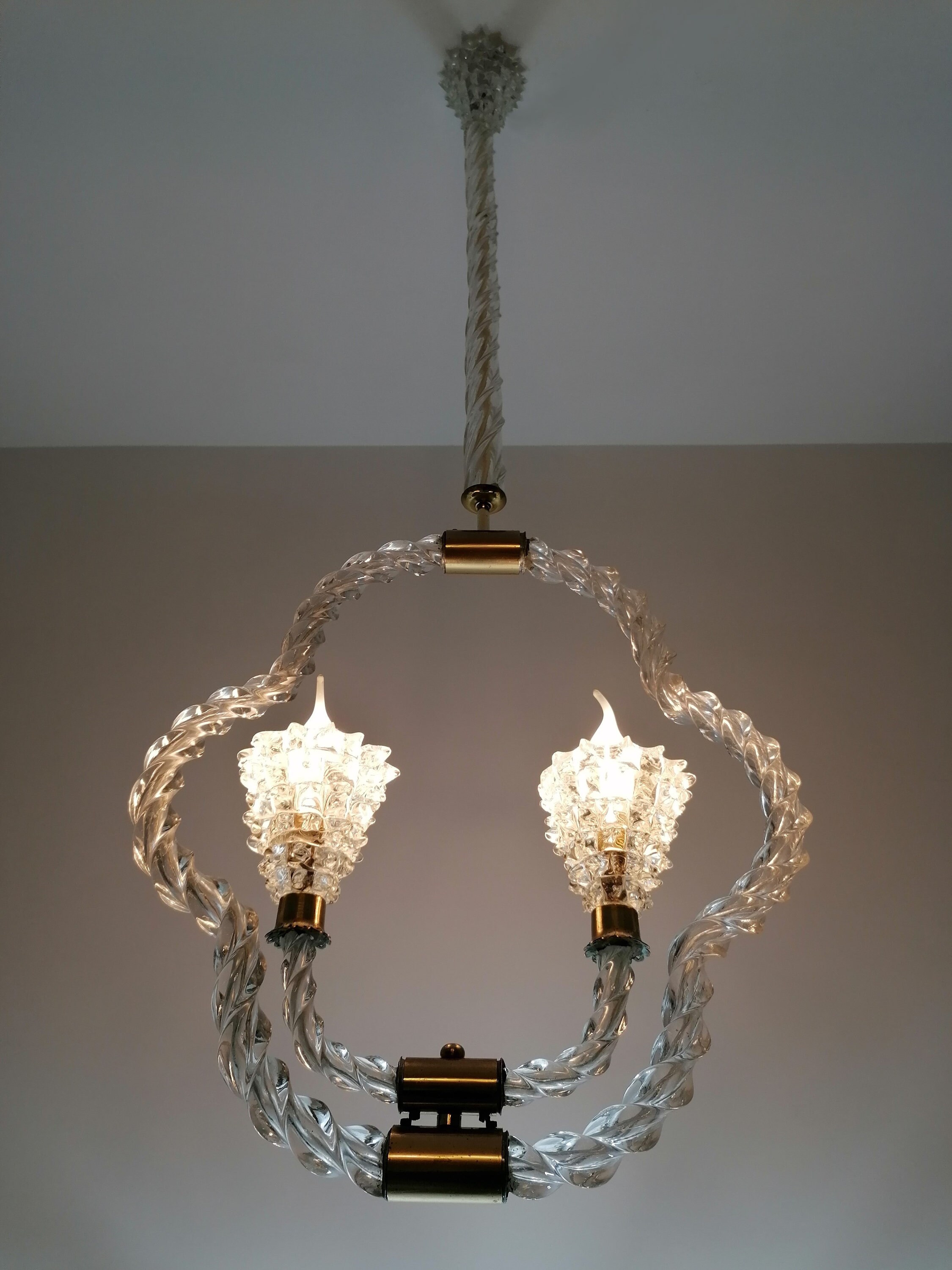 Extraordinary Pair of Burning Torches From the Barovier Furnace in ...