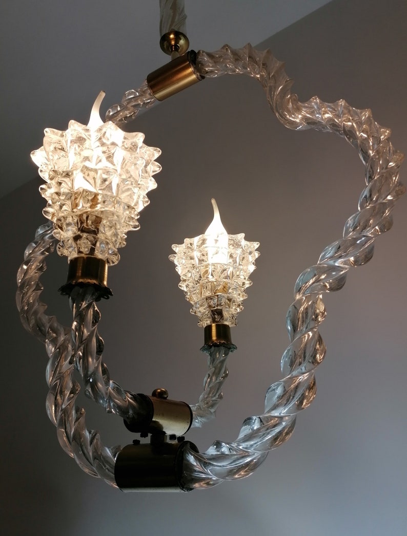 Extraordinary Pair of Burning Torches From the Barovier Furnace in ...