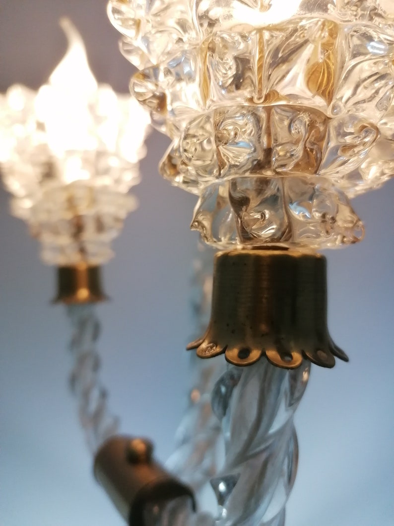 Extraordinary Pair of Burning Torches From the Barovier Furnace in ...