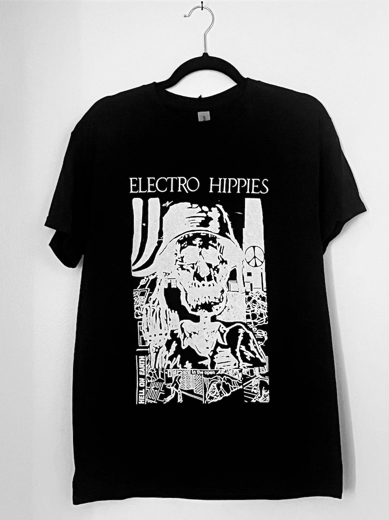 Electro Hippies T-shirt - Etsy
